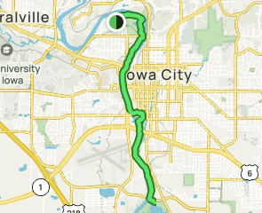 City Park and Terry Trueblood Recreation Area via Iowa River Trail ...