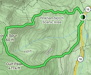 Boott Spur, Davis Path, Glen Boulder, and The Direttissima Trail Loop ...