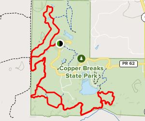 Bull Canyon, Equestrian Trail, Chris' Link, and River Run Loop | Map ...