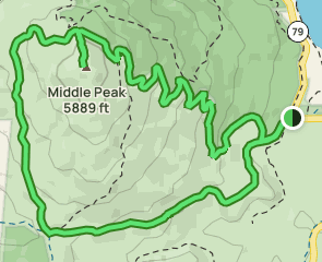 Milk Ranch Road and Middle Peak Loop, California - 143 Reviews, Map ...