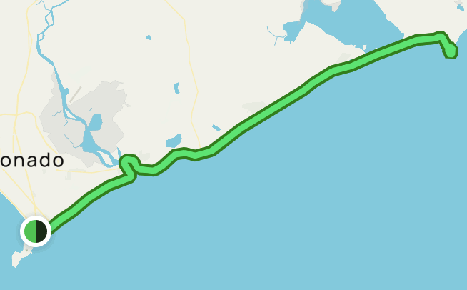 Jose Ignacio Uruguay Map