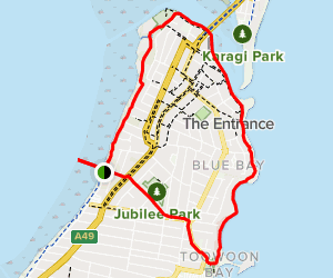 Tuggerah Lake to Toowoon Bay via The Entrance - New South Wales ...
