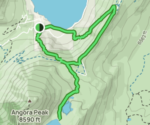 Angora Lake, Angora Ridge Trail and Clark Trail Loop - California ...