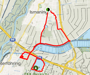 Eisweiher und Feringasee ab Ismaning | Map, Guide - Bayern, Germany ...