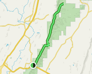 Mack White Gap to Old Narrows Picnic Ground via Pinhoti Trail, Georgia ...