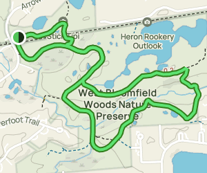 West Bloomfield Woods Nature Preserve Trail | Map, Guide - Michigan ...