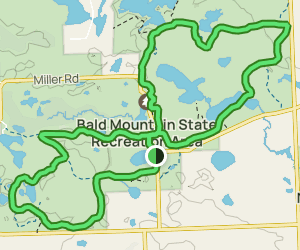Bald Mountain Blue, White and Orange Loop: 650 Reviews, Map - Michigan ...