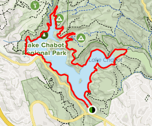 Lake Chabot: West Shore, Bass Cove, Columbine, Honker Bay, East Shore ...