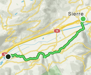 Sierre - Chippis - Bisse de Ricard - Golf de Sierre: 2 Reviews, Map ...