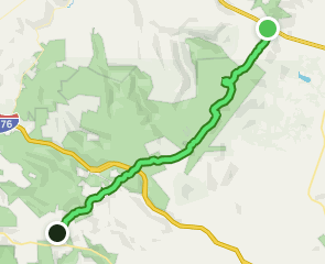 Laurel Highlands Hiking Trail: US Route 30 to PA Route 31, Pennsylvania ...