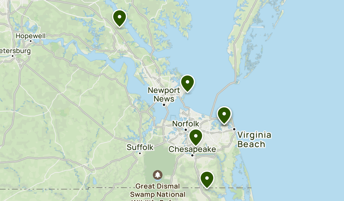 Hampton Roads | List | AllTrails