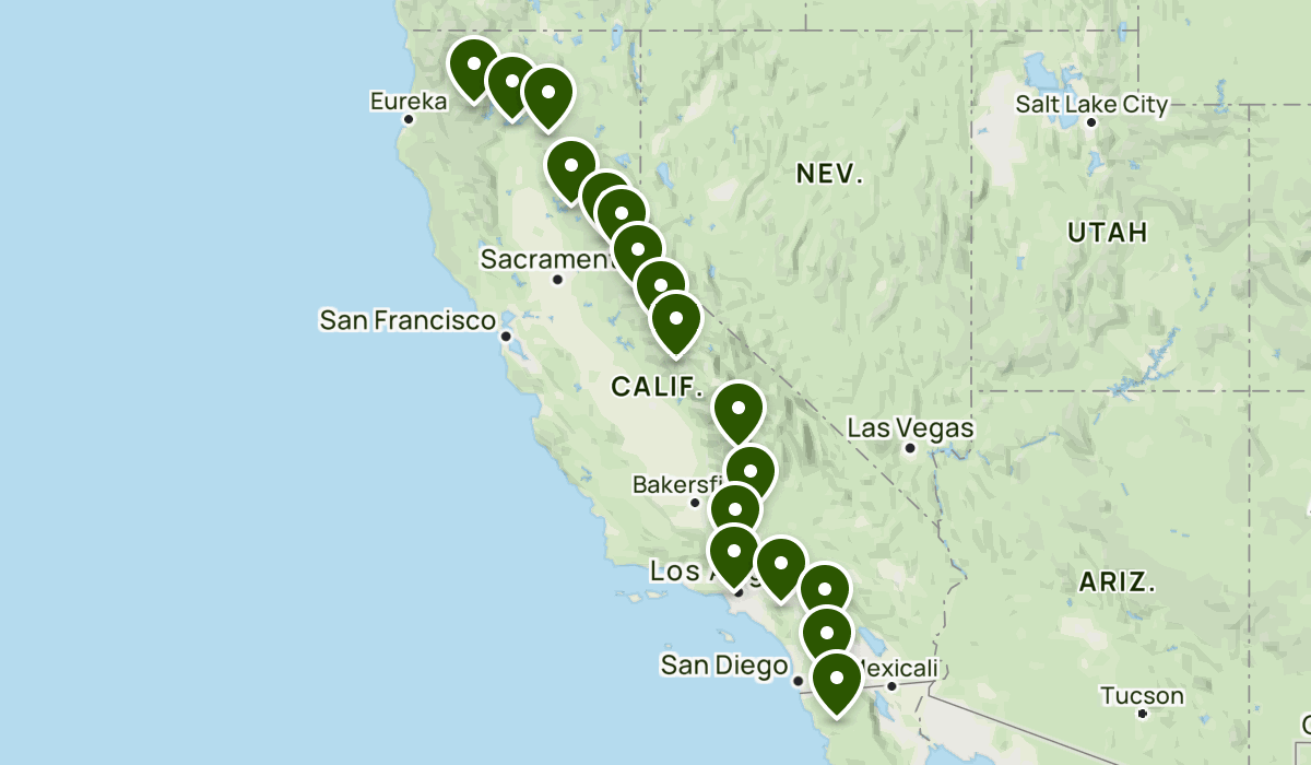 PCT California Sections | List | AllTrails
