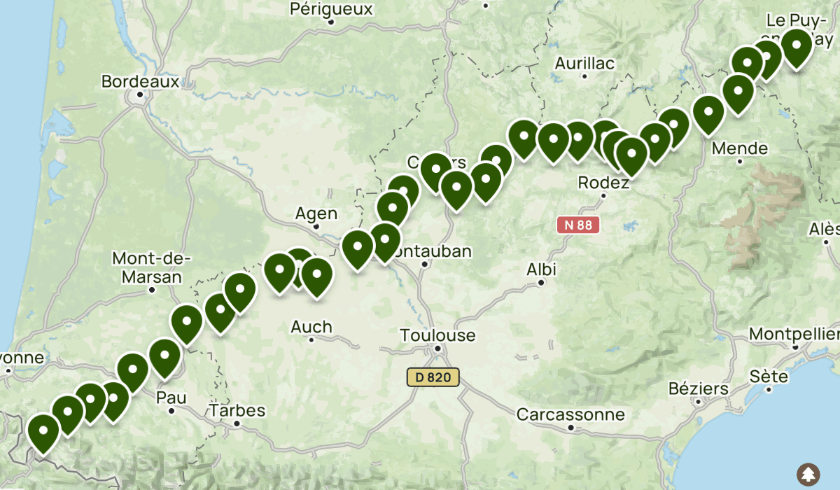 GR®65: Way of Saint James / Via Podiensis / Way of Le Puy | List ...