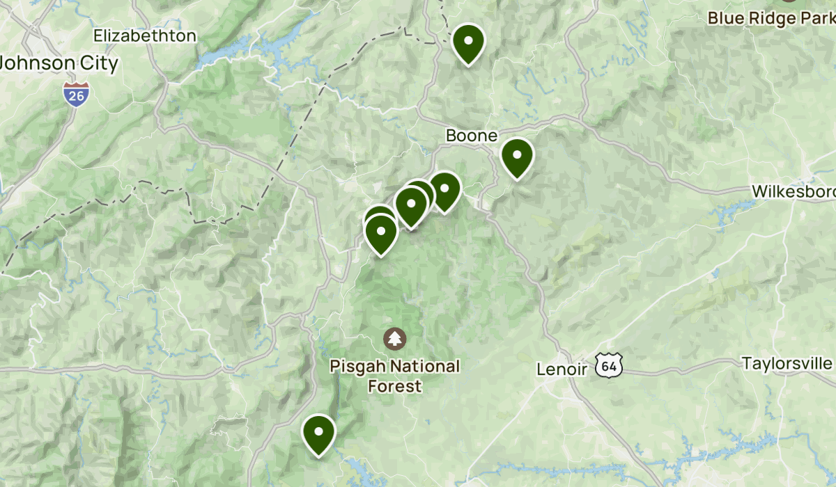 Boone NC | List | AllTrails