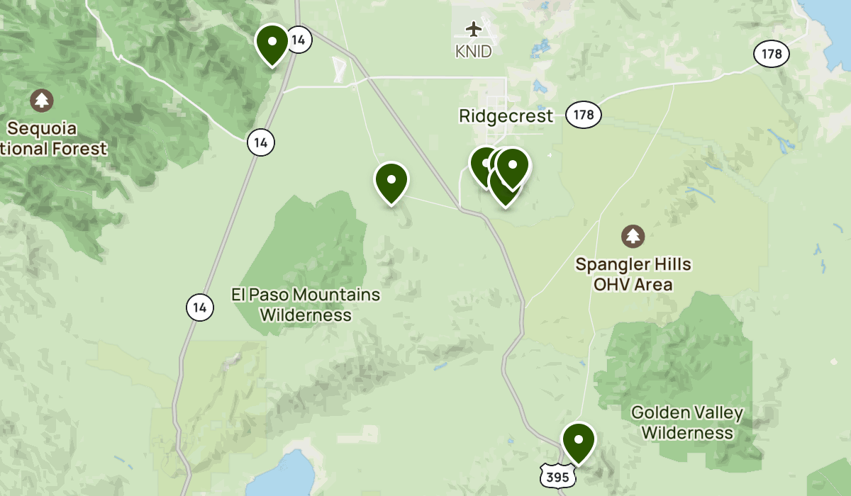 Ridgecrest trails | List | AllTrails