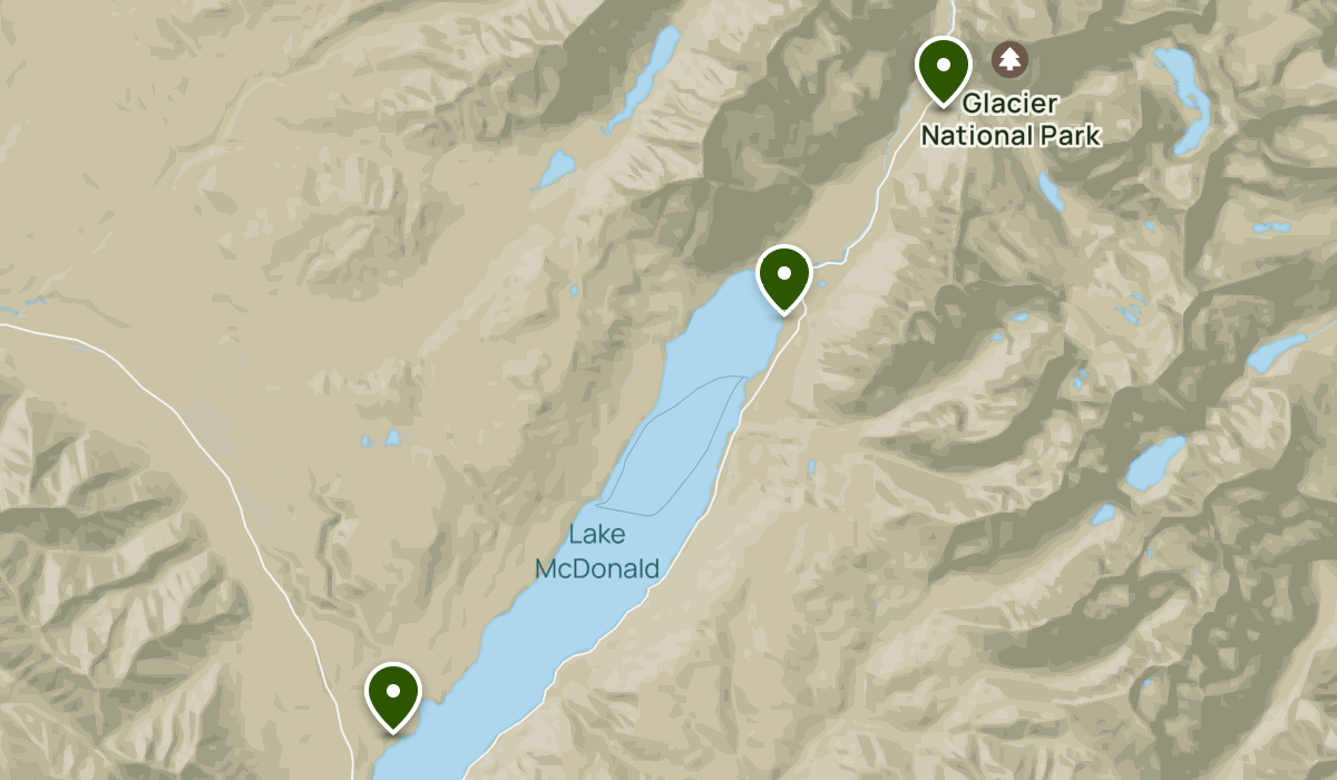 Lake McDonald area trails | List | AllTrails