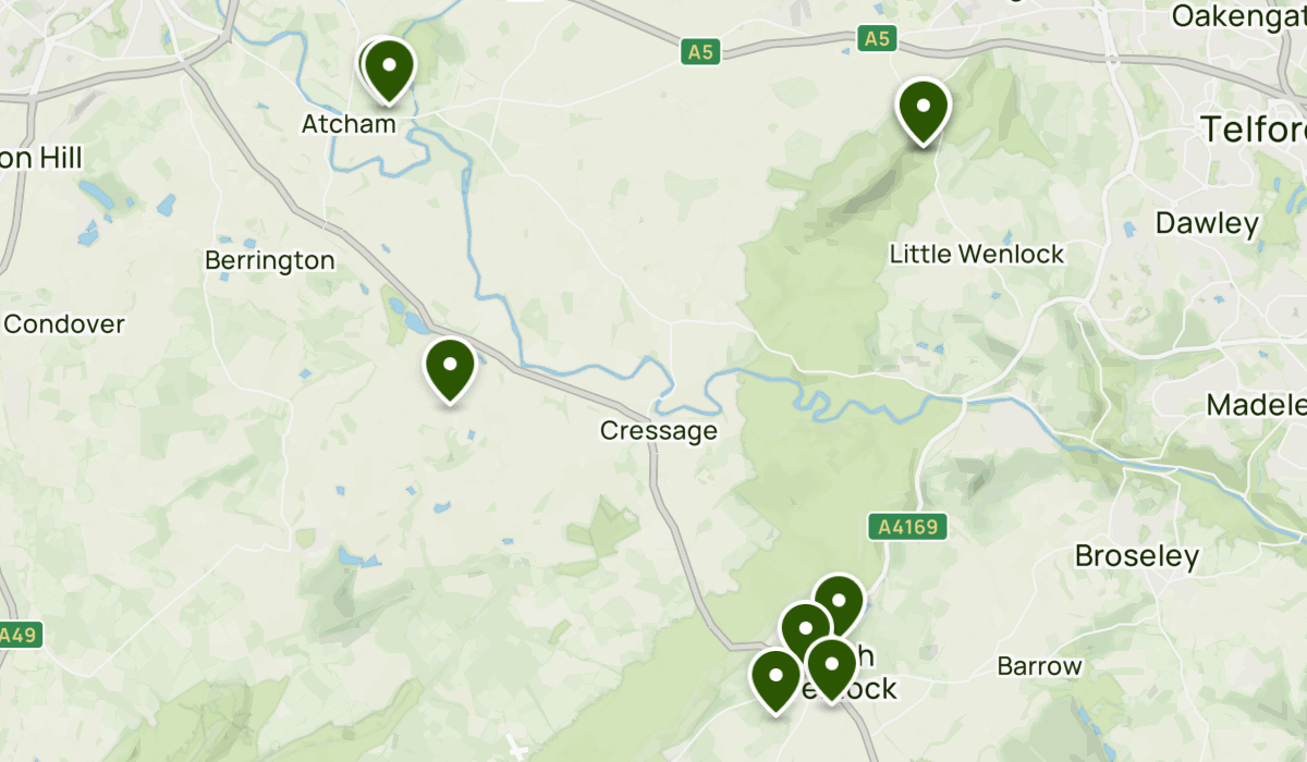 Walks Near The Riverside Inn, Cound | List | AllTrails