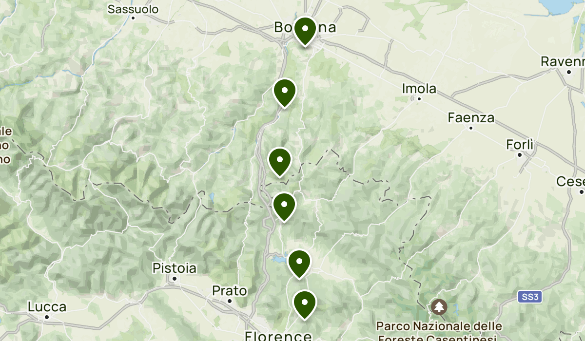 Via degli Dei (Path of the Gods): Bologna - Florence | List | AllTrails